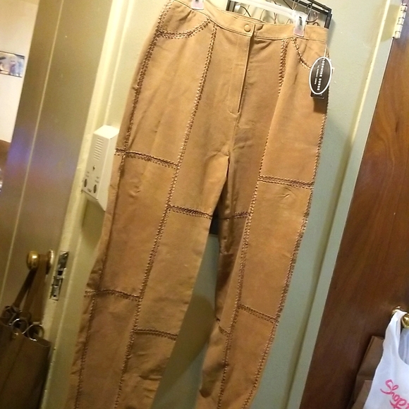 Robert Louis | Pants & Jumpsuits | Nwt Whiskey Color Geniune Suede ...